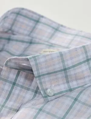 OAK HILL BY DXL Big & Tall Large Plaid Tech Sport Shirt V2