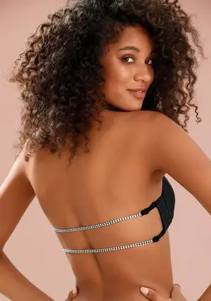 LASCANA Rhinestone Push Up Bra