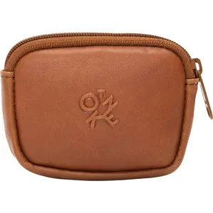 TOKEN Leather Coin Purse - Brown