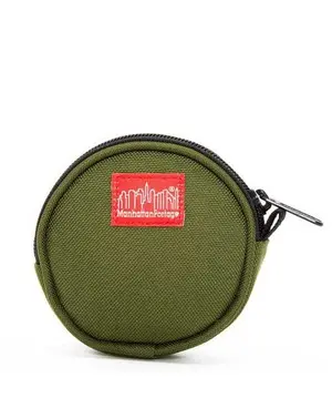 MANHATTAN PORTAGE Ellington Circle Coin Purse - Olive