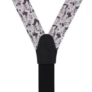 Trafalgar Novelty Silk Button End Suspenders