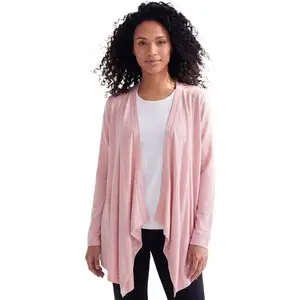 Roaman's Lightweight Cardigan Sweater - Black