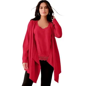 Roaman's Ribbed Cardigans For Women