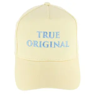 Trafalgar Embroidered Baseball Cap - Lemon Yellow