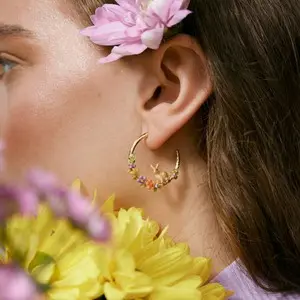 BILL SKINNER STUDIO Hoop Earrings - Rabbit
