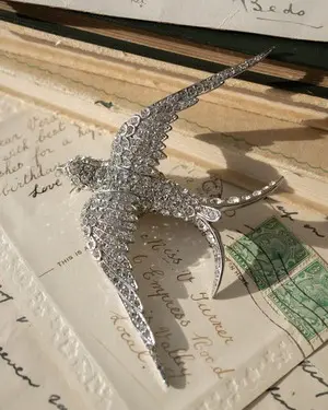 BILL SKINNER STUDIO Pave Brooch