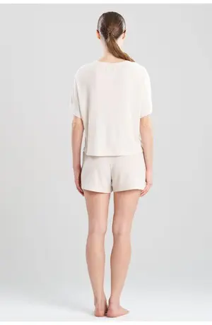Natori Mila Waffle Everywhere Wedge Top - Ecru