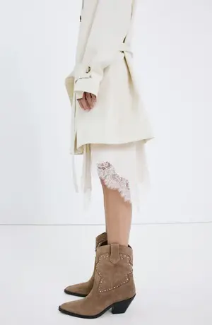 Mango Pointed Toe Western Boots