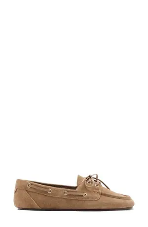 Mango Suede Boat Shoe