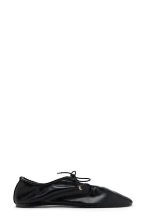 Mango Ruched Ballet Flat