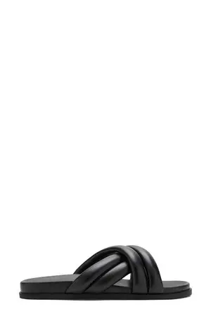 Mango Padded Crisscross Slide Sandal