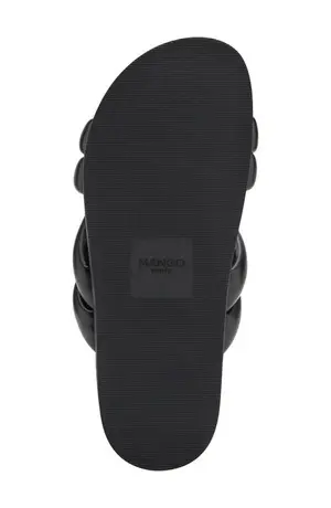 Mango Padded Crisscross Slide Sandal
