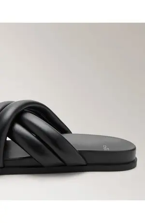 Mango Padded Crisscross Slide Sandal