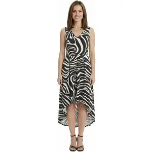 24seven Comfort Apparel High-low Day Dresses