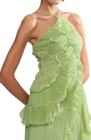 AMUR Lorelie Halter Gown - Stem