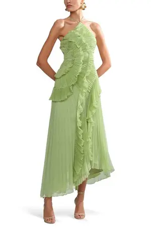AMUR Lorelie Halter Gown - Stem