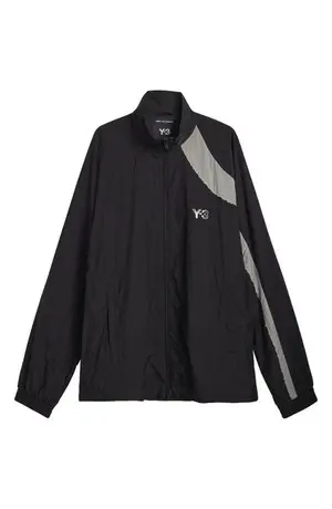Y3 Yohji Graphic Nylon Track Jacket - Black