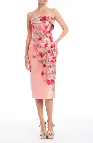 Badgley Mischka Gathered Cocktail Dresses