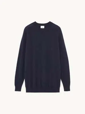 Navy Cashmere Jumper