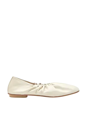 Le Monde Beryl Mica Flats - Ecru