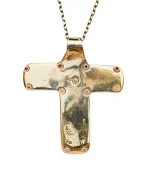 CATHERINE MICHIELS Padrès Cross Pendant