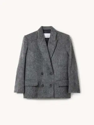 HOUSE OF DAGMAR Brushed Wool Blend Jacket