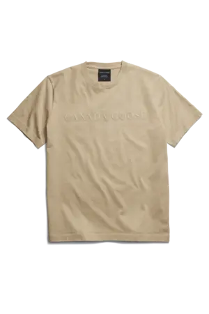 Canada Goose Vantage Embroidered T-shirt - Ecru Beige