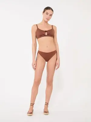 Max Mara Reversible Bikini Bottom - Chocolate