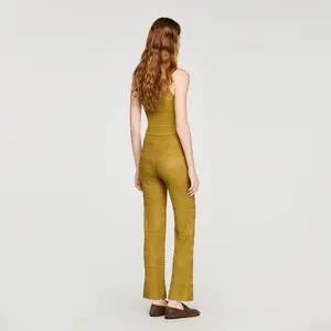 Sandro Pointelle Knit Trousers