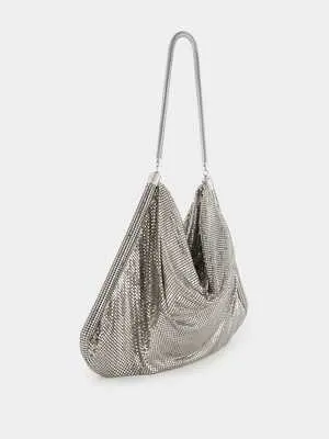 Rabanne Disc-embellished Shoulder Bag - Silver
