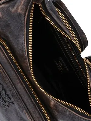 Miu Miu Small 'pocket' Shoulder Bag - Brown