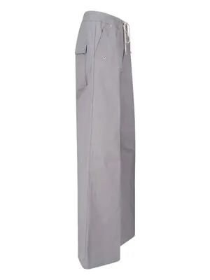 Rick Owens Wide Cotton Pants - Gray