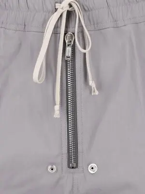 Rick Owens Wide Cotton Pants - Gray