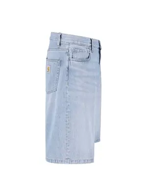 Carhartt Work In Progress Landon Denim Shorts - Light Blue