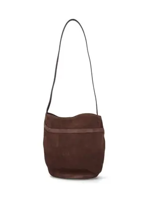 LIFFNER Medium Belted Bucket Bag - Brown