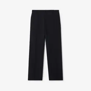 Burberry Cotton Linen Tailored Trousers