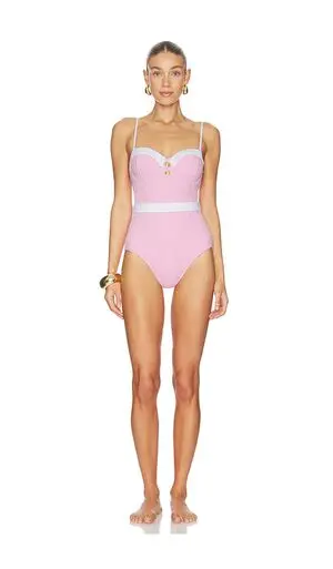 L'agence Scoop Neck Swimsuits