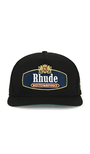 Rhude Racing Crest Cap - Black & Navy