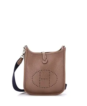 Hermès Tpm Evelyne Bag Gen Iii Clemence - Gray