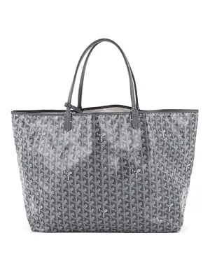 Goyard Gm Saint Louis Tote Coated Canvas - Gray