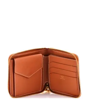 Hermès Zipengo Ii Chaine D'ancre Zip Wallet Leather - Brown
