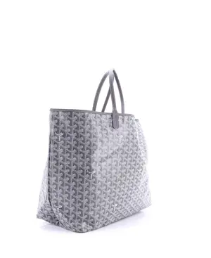 Goyard Saint Louis Gm Tote Coated Canvas - Gray