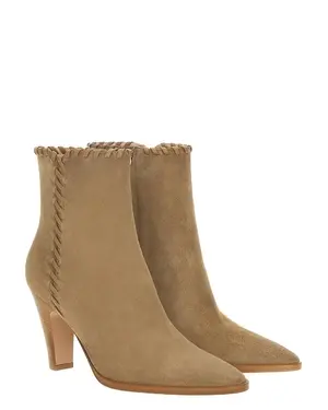 Scalloped Ankle Boots