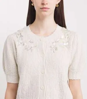 Cinq À Sept Embellished Millicent Cardigan