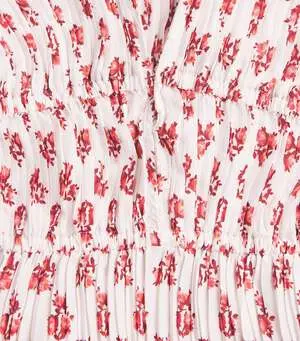 Maje Floral Print Mini Dress