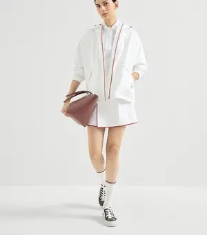 Brunello Cucinelli Technical Logo Mini Skirt