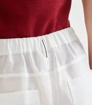 Brunello Cucinelli Pleated Cotton Wide-leg Trousers