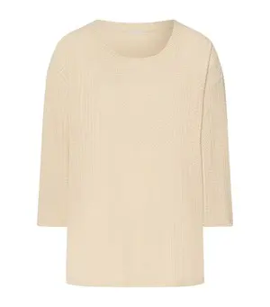 Hanro Summer Knits Cropped-sleeve Top