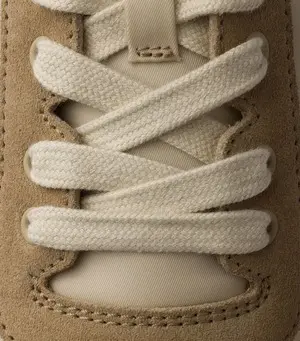 Prada Suede And Re-nylon Downtown Sneakers - Neutral