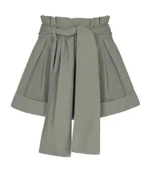 Balmain Cotton High-rise Shorts